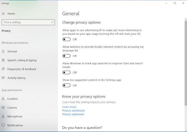 HowTo: Manage Privacy Settings in Windows 10 - 3aIT
