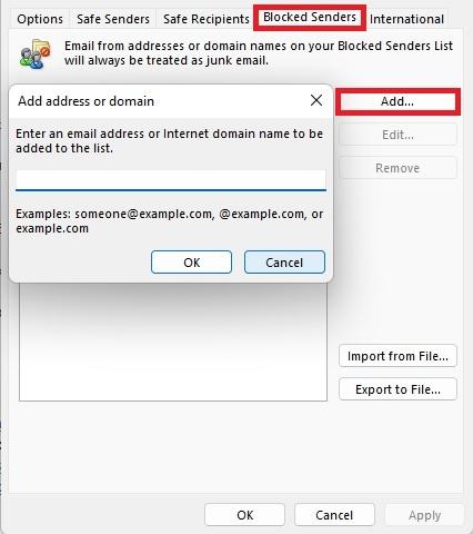 HowTo: Block or Allow an email address in Outlook - 3aIT